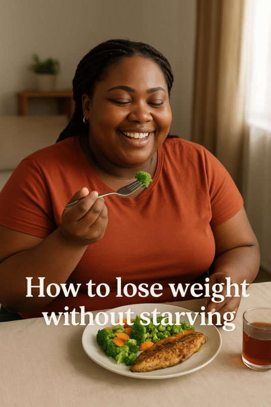 How to Lose Belly Fat Without Starving - Fekomi Herbals